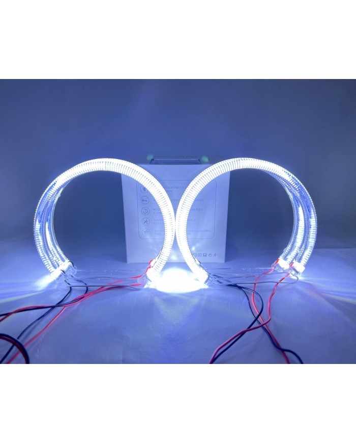 BMW ANGEL EYES 131MM 4 ADET ANGEL HALKA CREE LED 12V