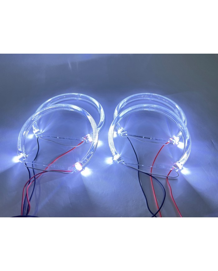 BMW ANGEL EYES 131MM 4 ADET ANGEL HALKA CREE LED 12V